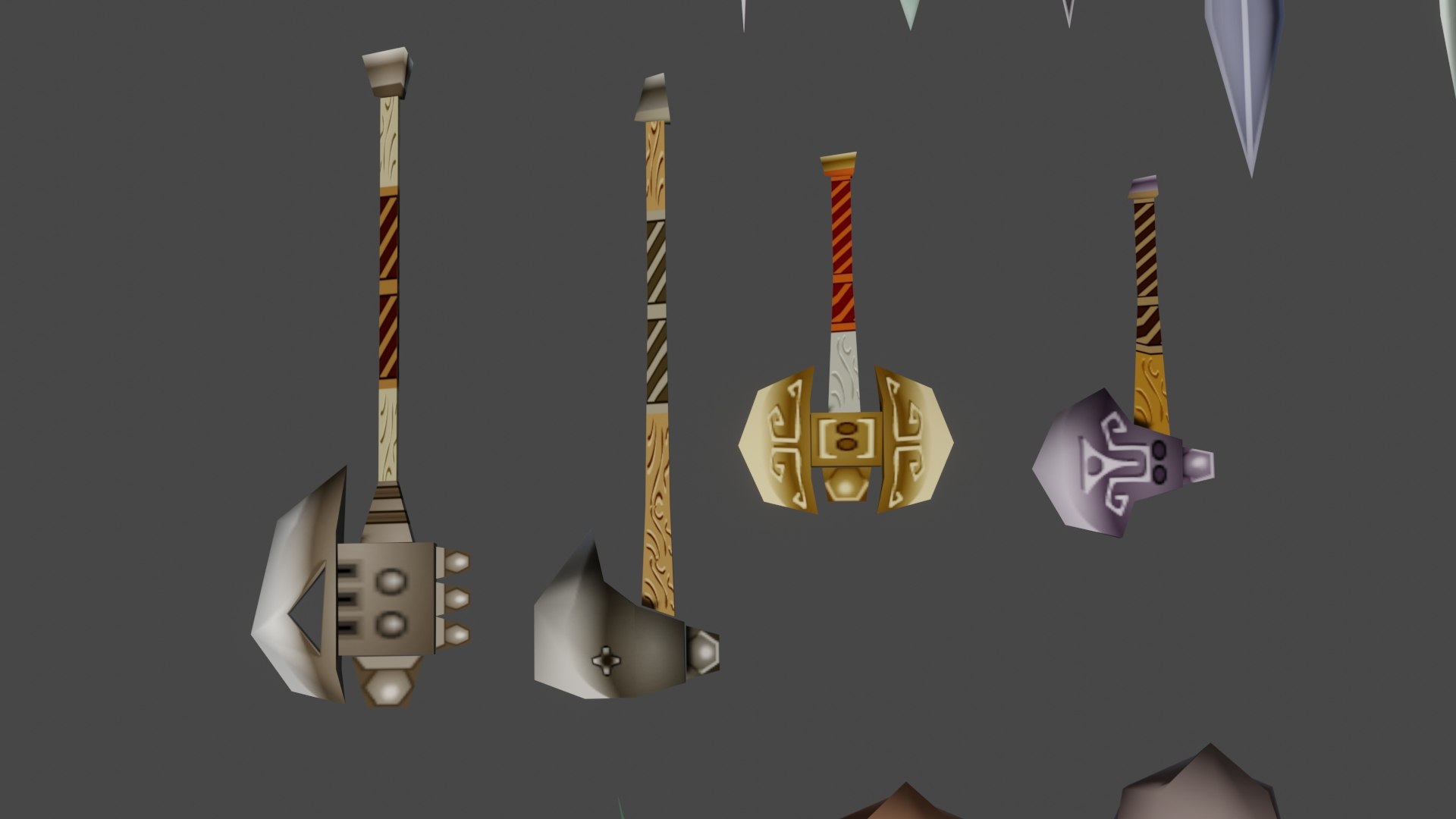 3D Low Poly Minimal - Adventurer's Gear - Set Model - TurboSquid 1714562