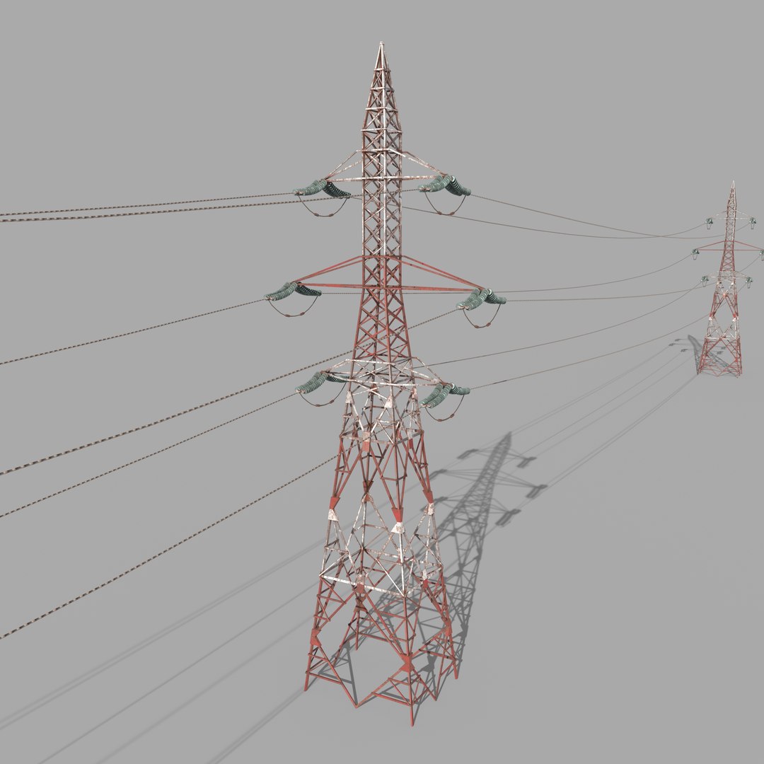 Electricity Poles Model - TurboSquid 1476184
