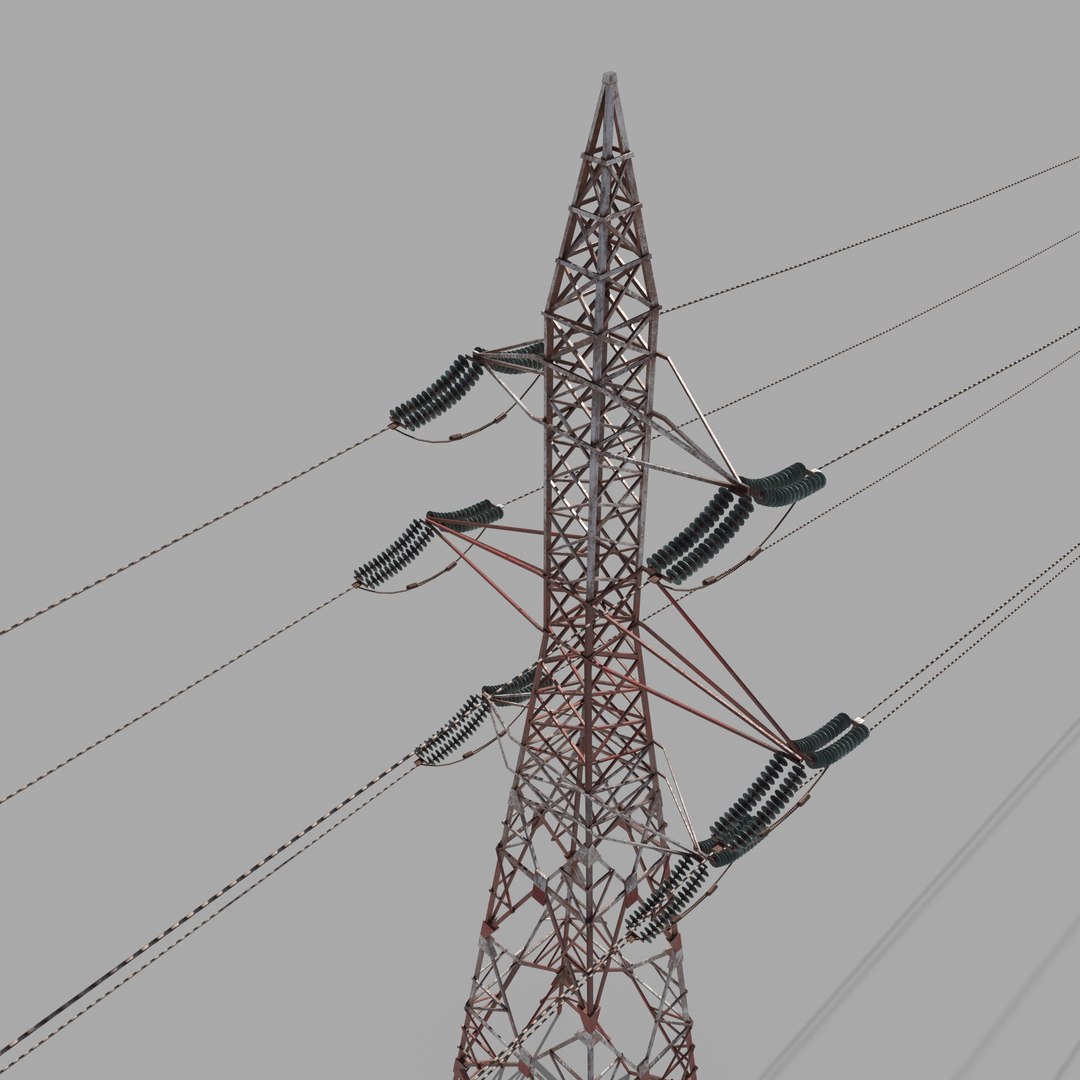 Electricity Poles Model - TurboSquid 1476184
