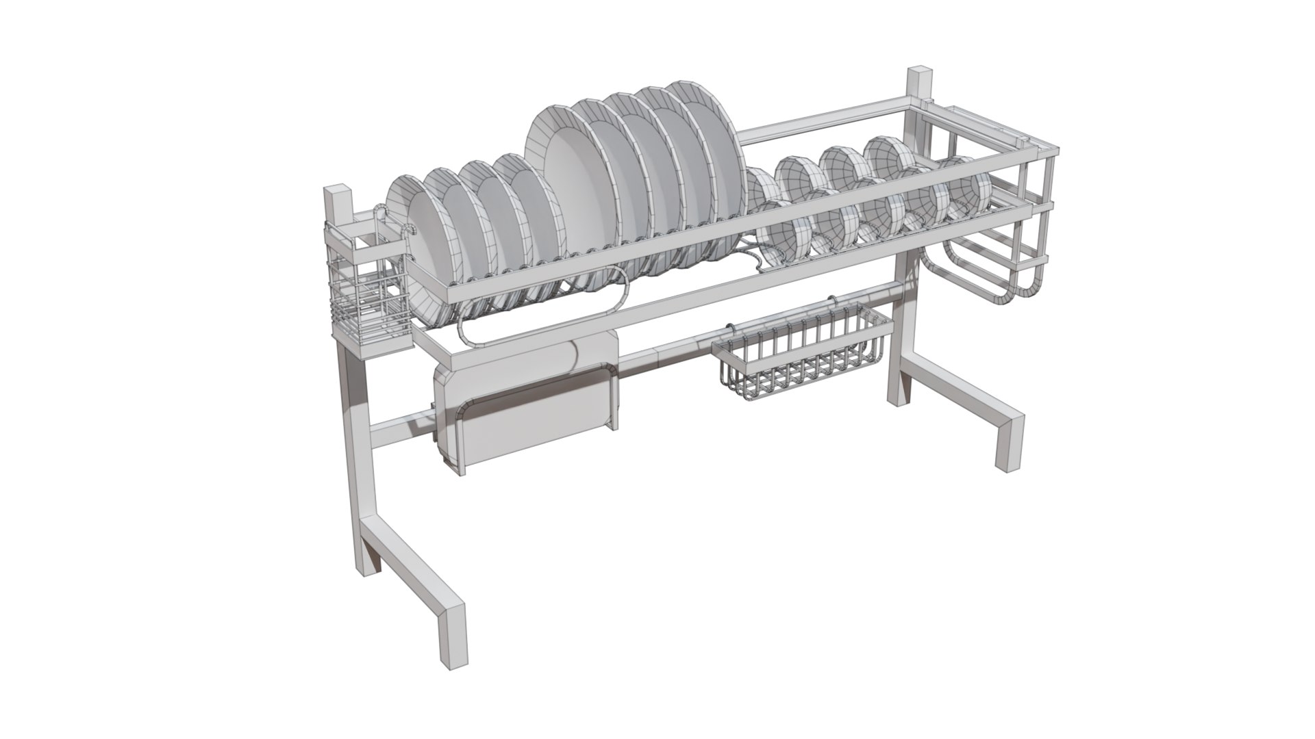 3D Rack Storage Shelf Model - TurboSquid 2250005
