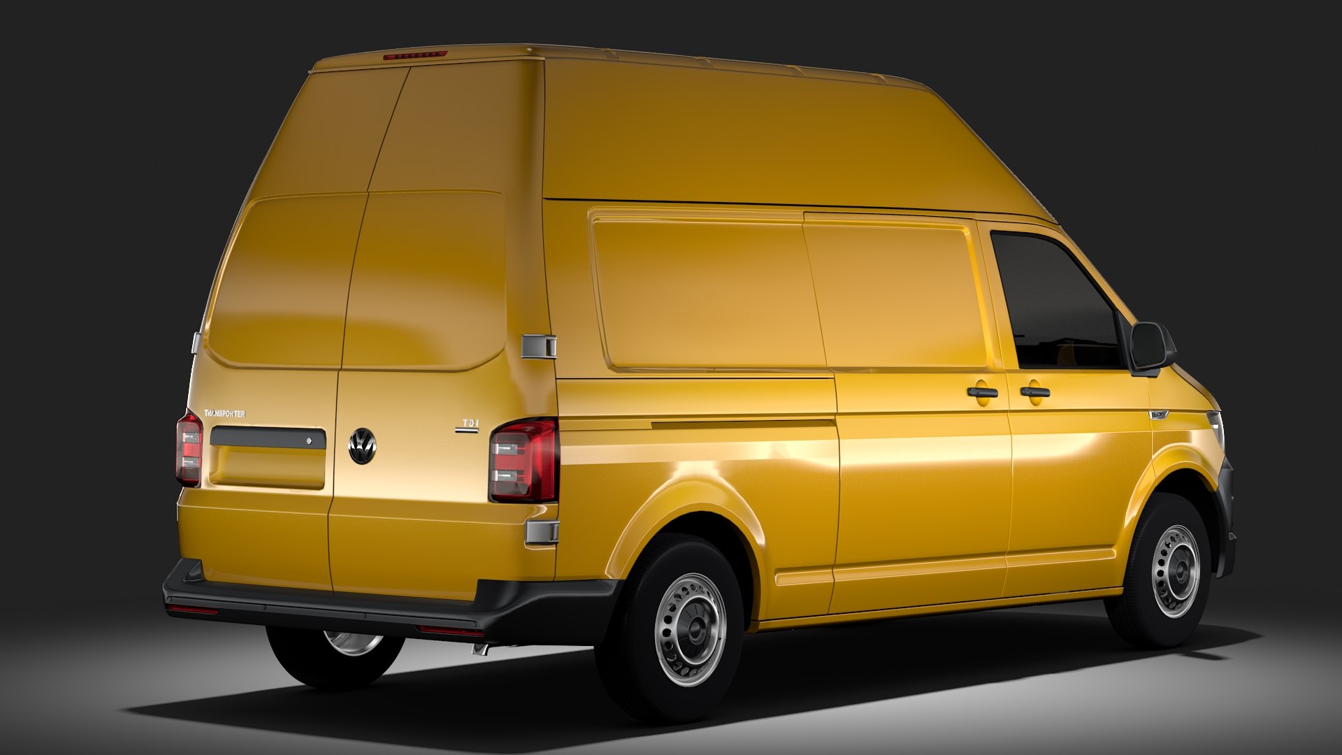 Volkswagen transporter van model - TurboSquid 1197856