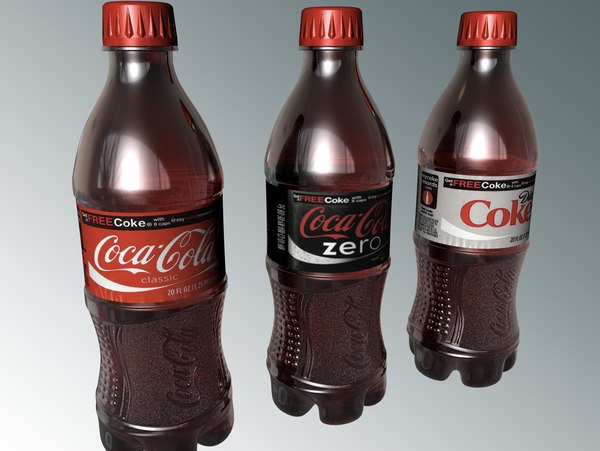 coke bottle 3d model