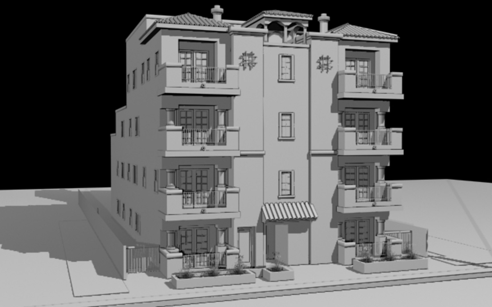 3d Model 4 Building