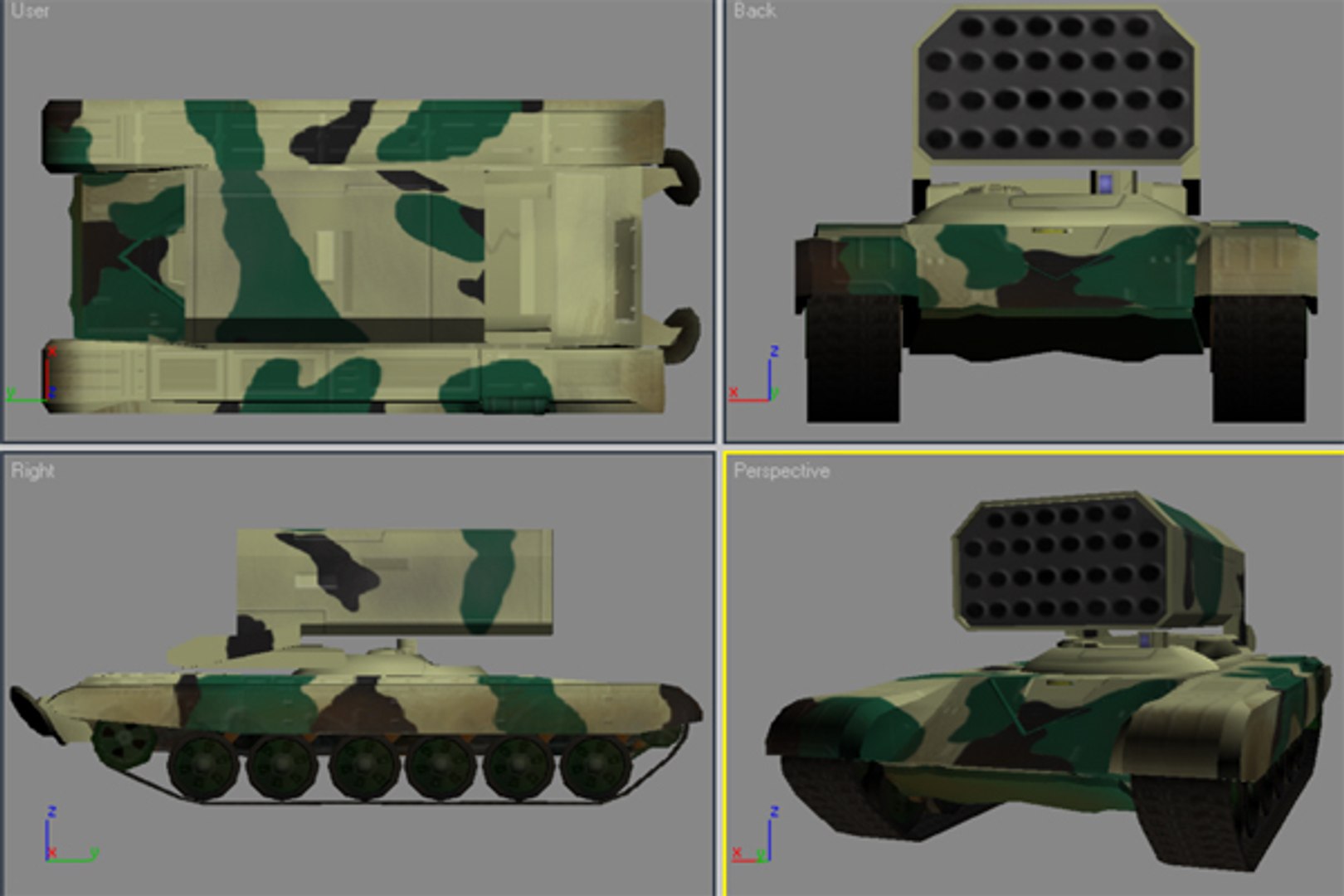 Tos 1 Launcher 3d Model