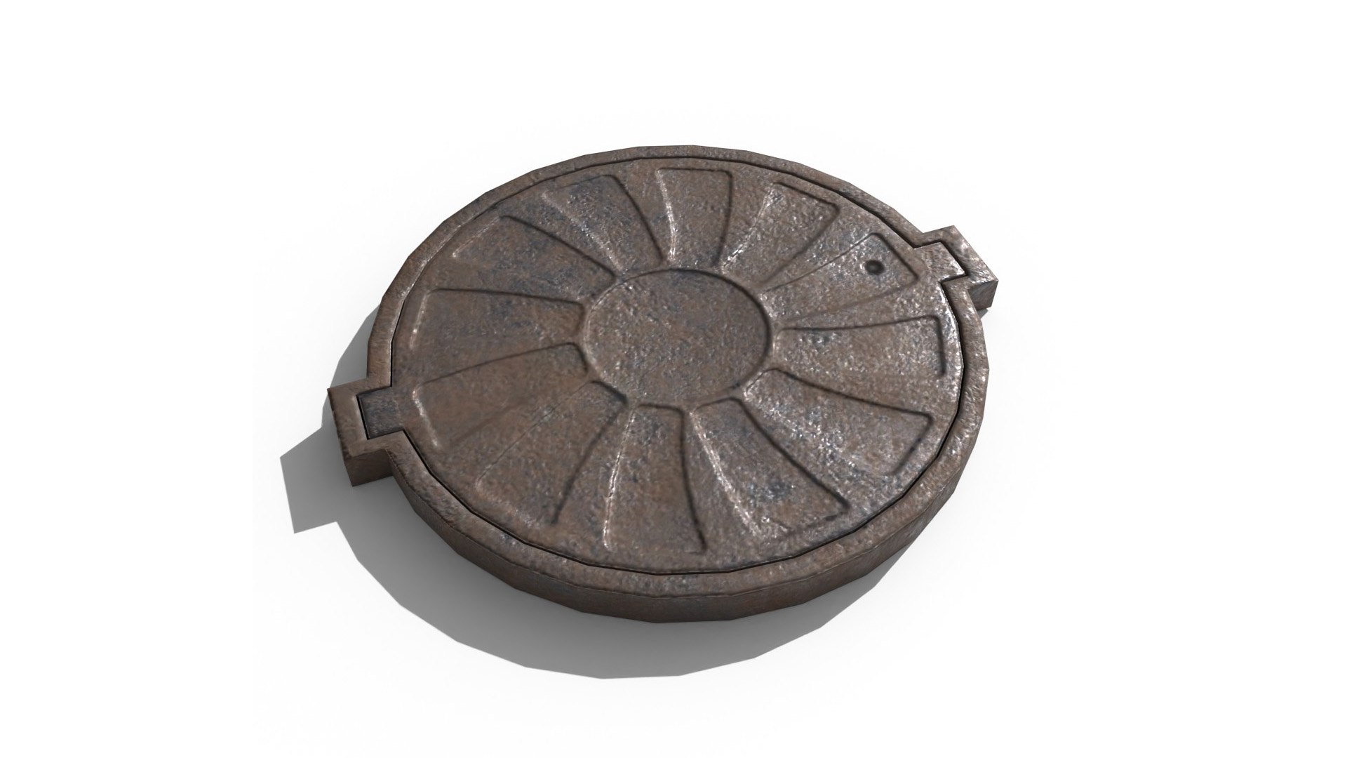 Simple Manhole Cover Pack 3D Model - TurboSquid 1846240