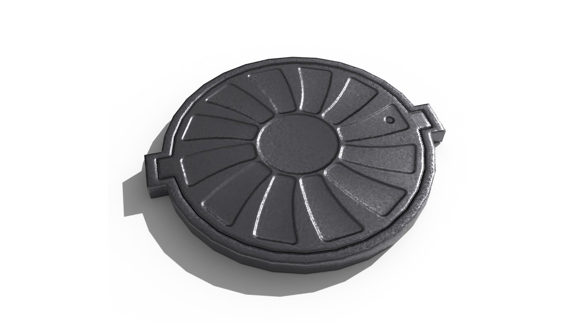Simple Manhole Cover Pack 3D Model - TurboSquid 1846240
