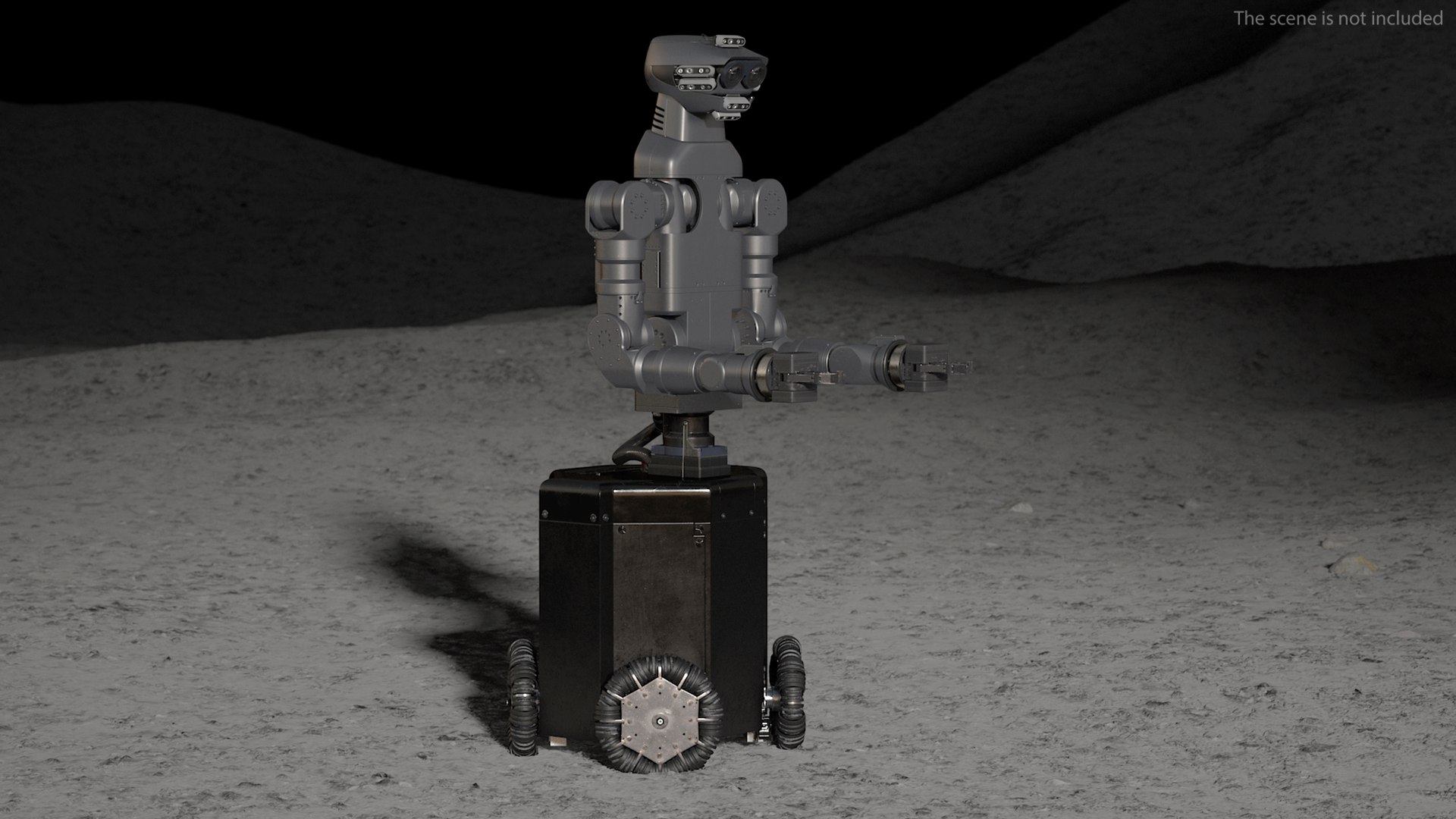 3D Space General-Purpose Robot Rigged for Cinema 4D model - TurboSquid ...