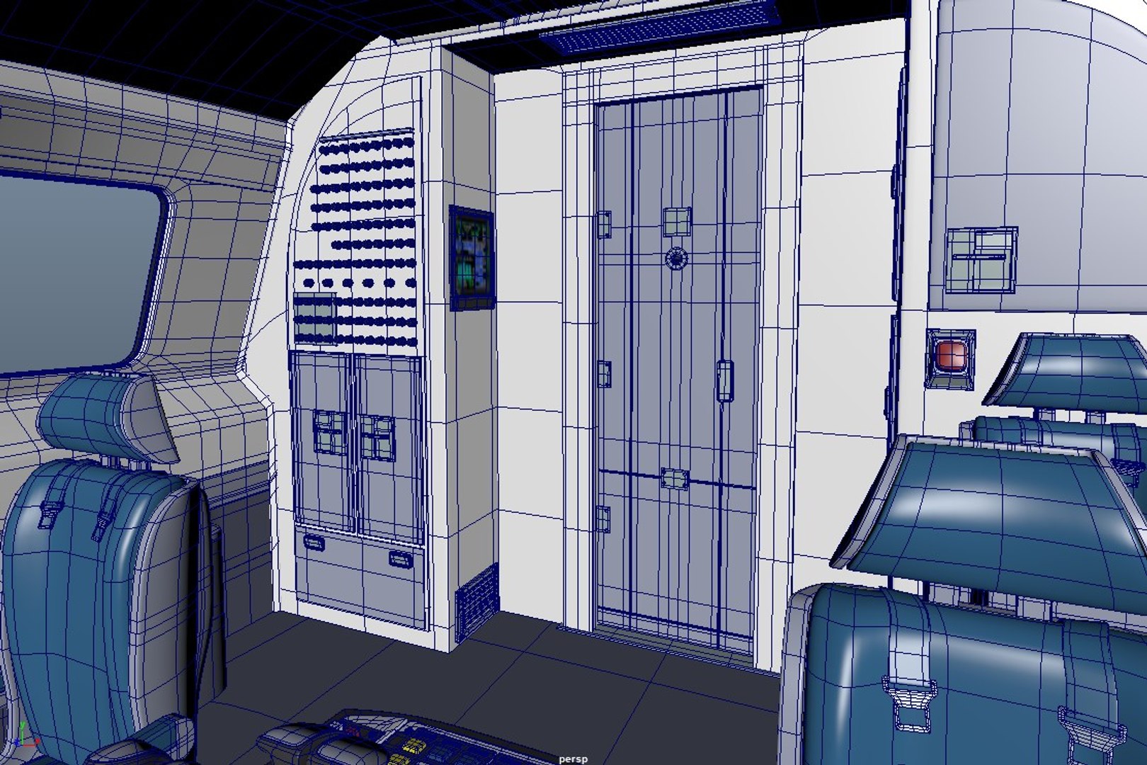 3D Model Cabin Pilots Aircraft Interior - TurboSquid 1511062