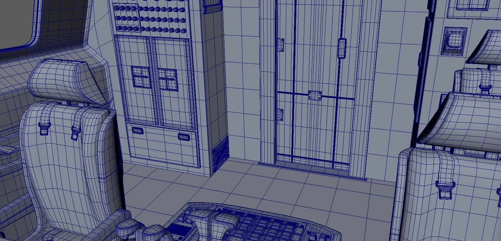 3D Model Cabin Pilots Aircraft Interior - TurboSquid 1511062