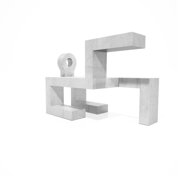 human bench 3d model