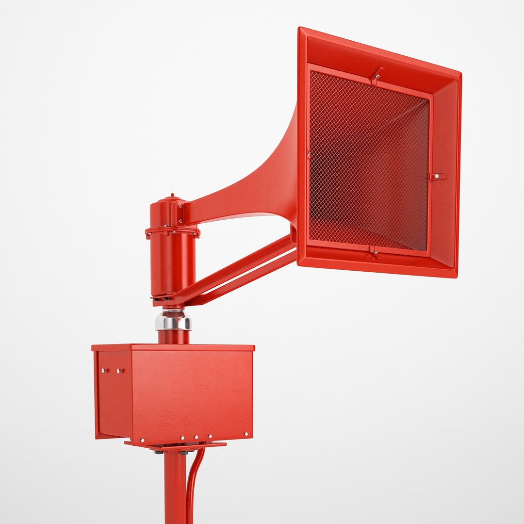 3D Emergency Tornado Siren Model - TurboSquid 1433269