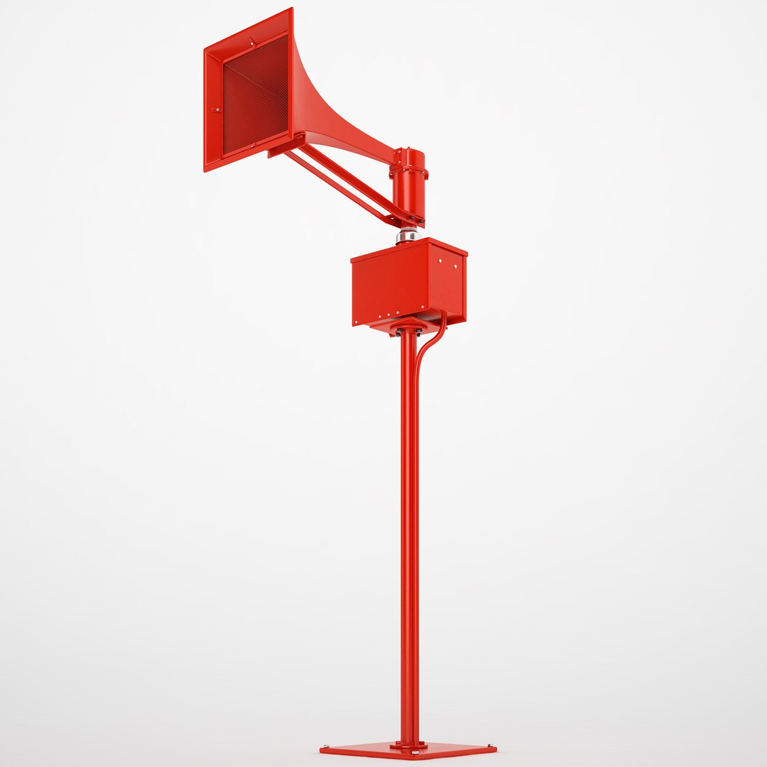 3D Emergency Tornado Siren Model - TurboSquid 1433269