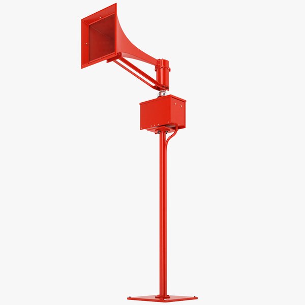 3D emergency siren 01 warning - TurboSquid 1476905