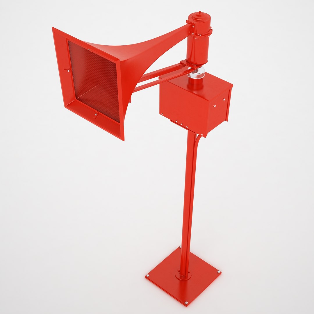 3D Emergency Tornado Siren Model - TurboSquid 1433269