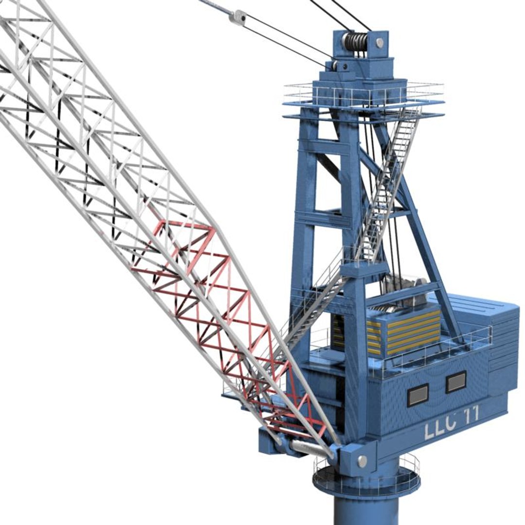 3d Model Crane Wharf