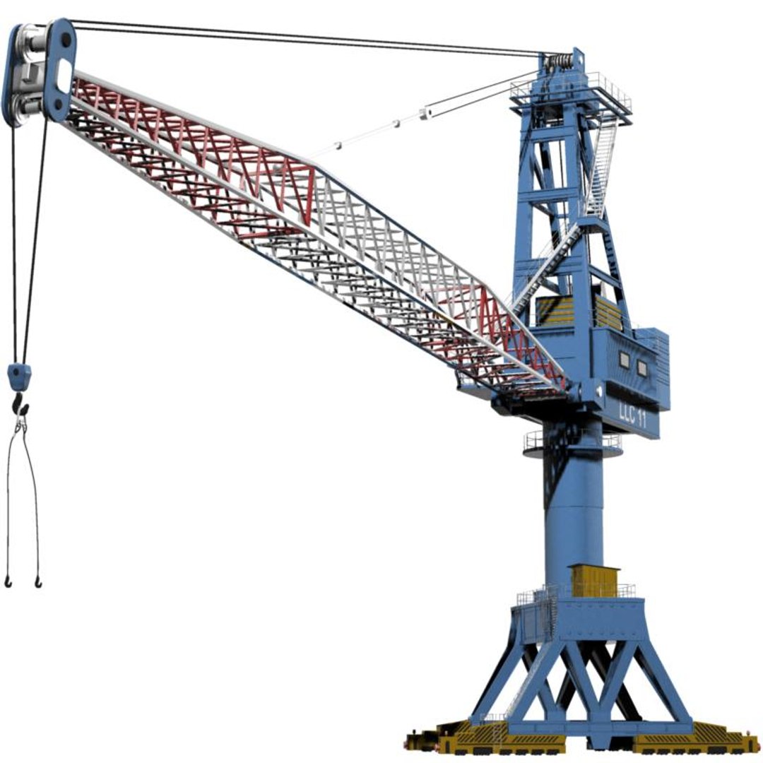 3d Model Crane Wharf