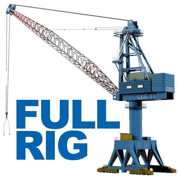 Animated Industrial Crane 3D Models for Download | TurboSquid