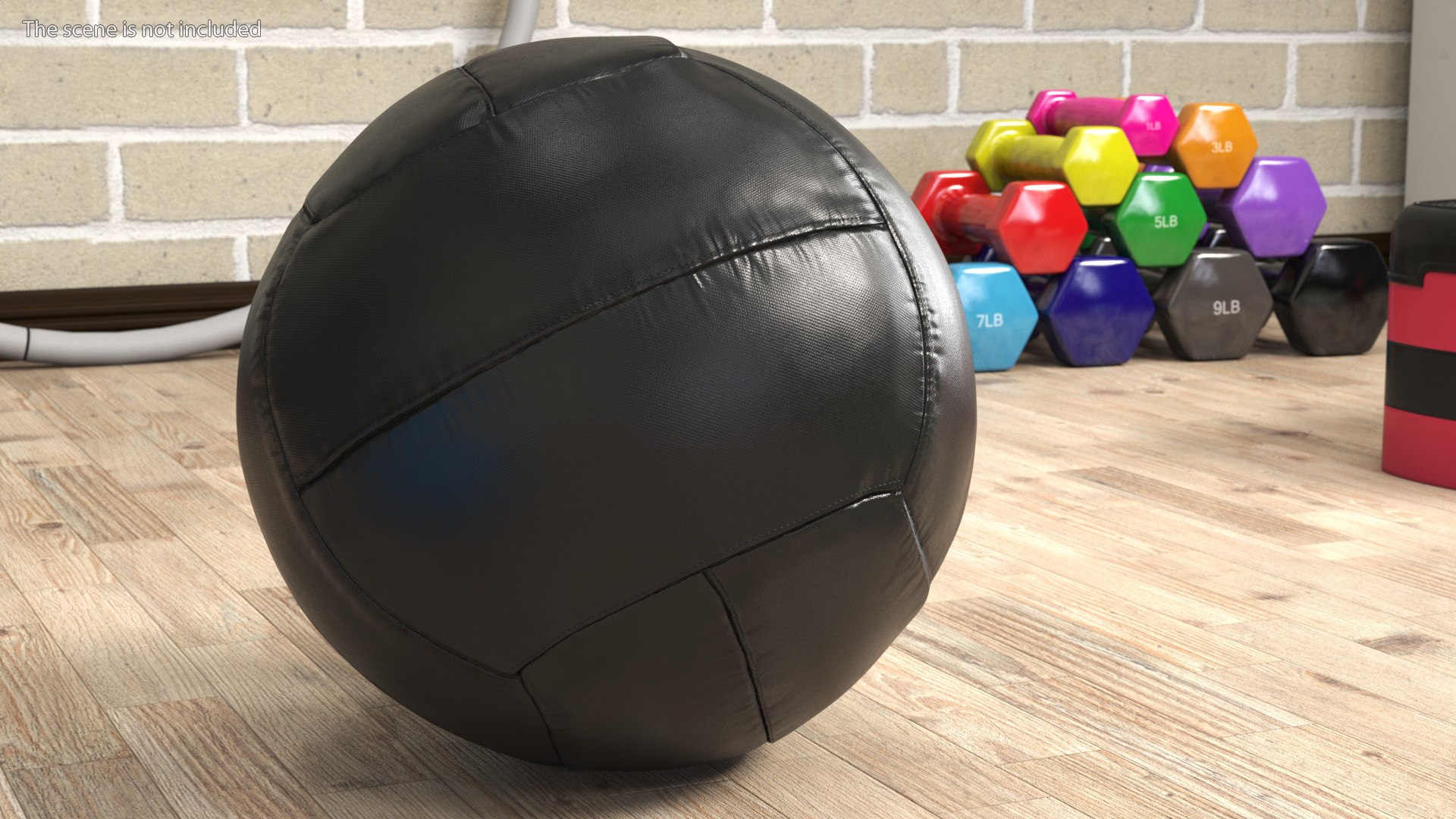 3D Model 14 LB Fitness Medicine Ball - TurboSquid 2027755