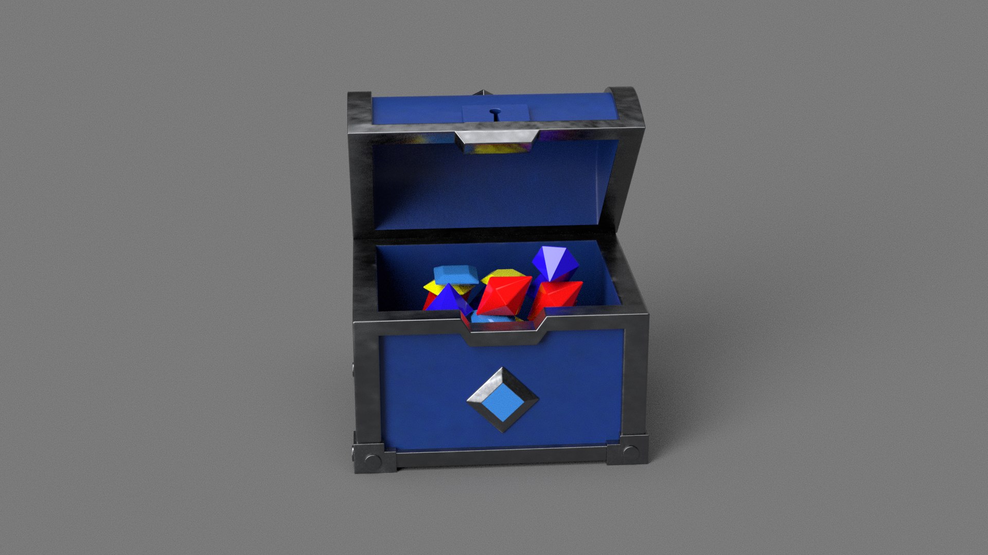 Chest Diamonds 3D Model - TurboSquid 1577168