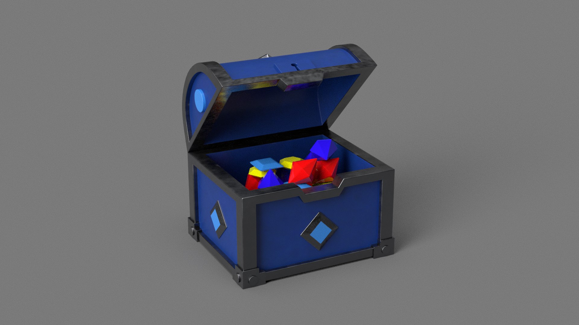Chest Diamonds 3D Model - TurboSquid 1577168