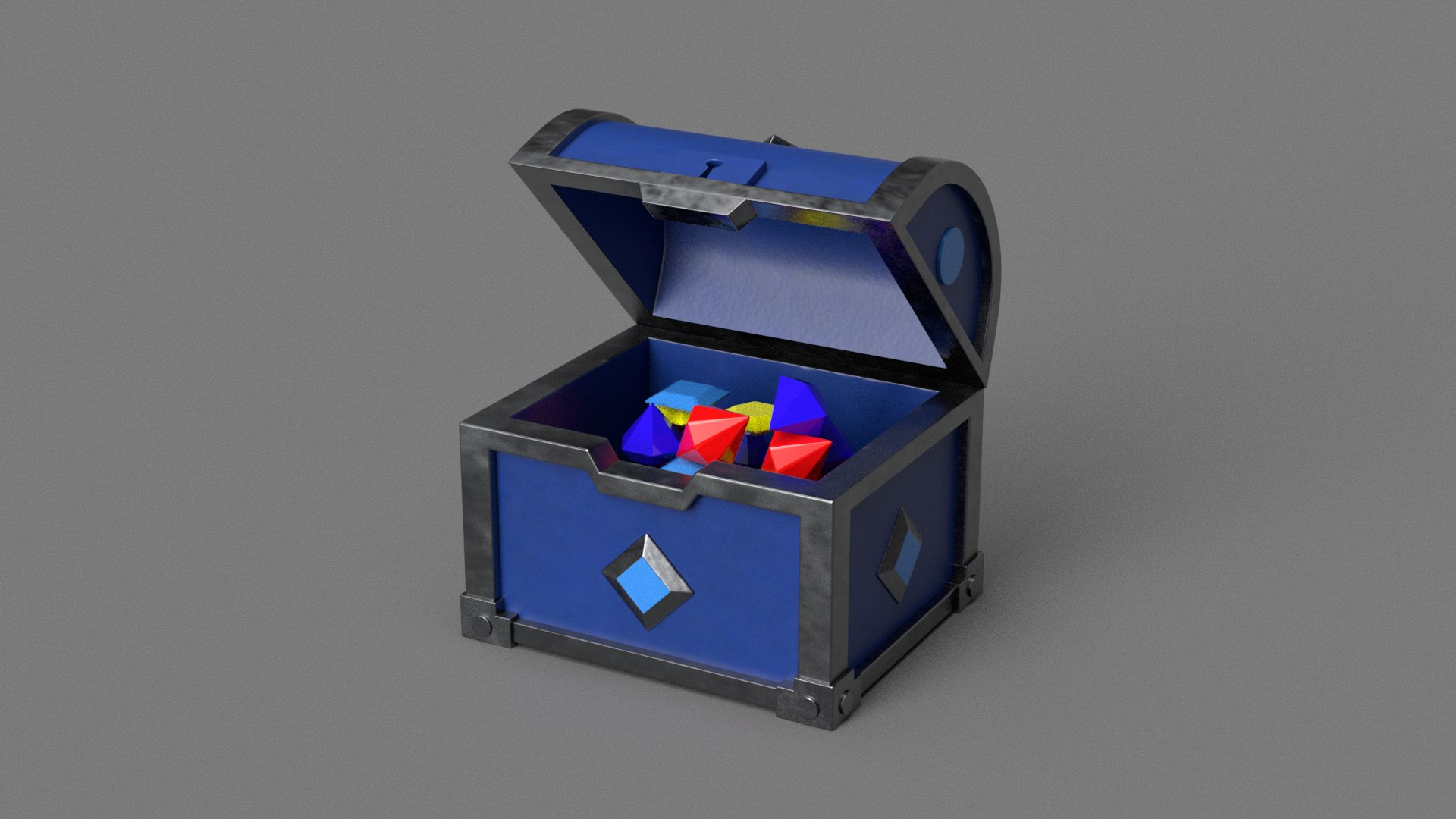 Chest Diamonds 3D Model - TurboSquid 1577168