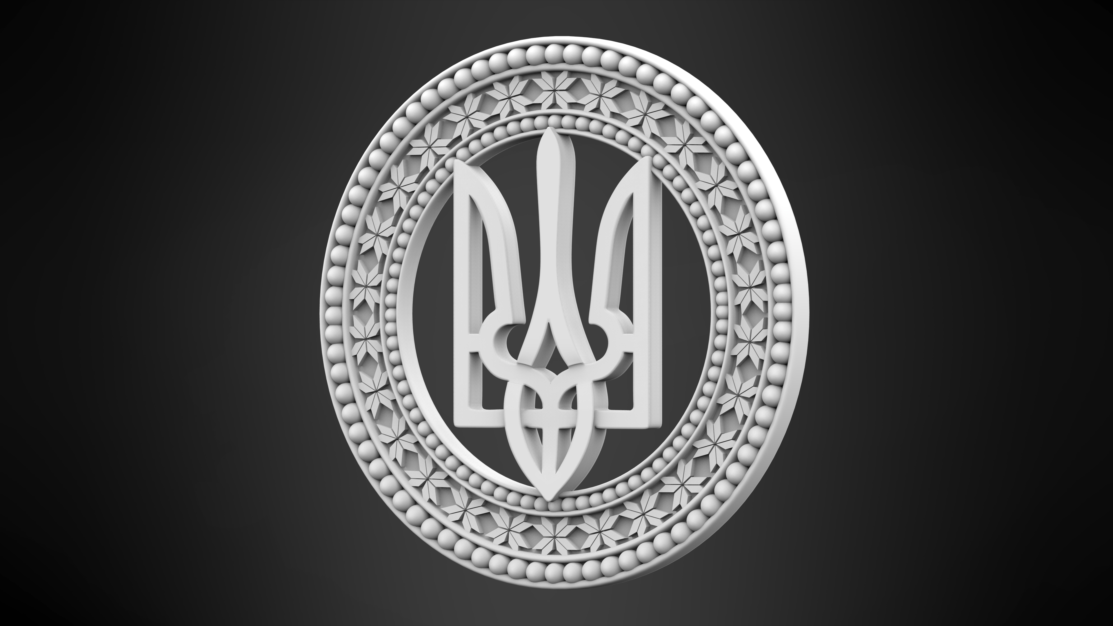 3D model emblem ukraine - TurboSquid 1536598