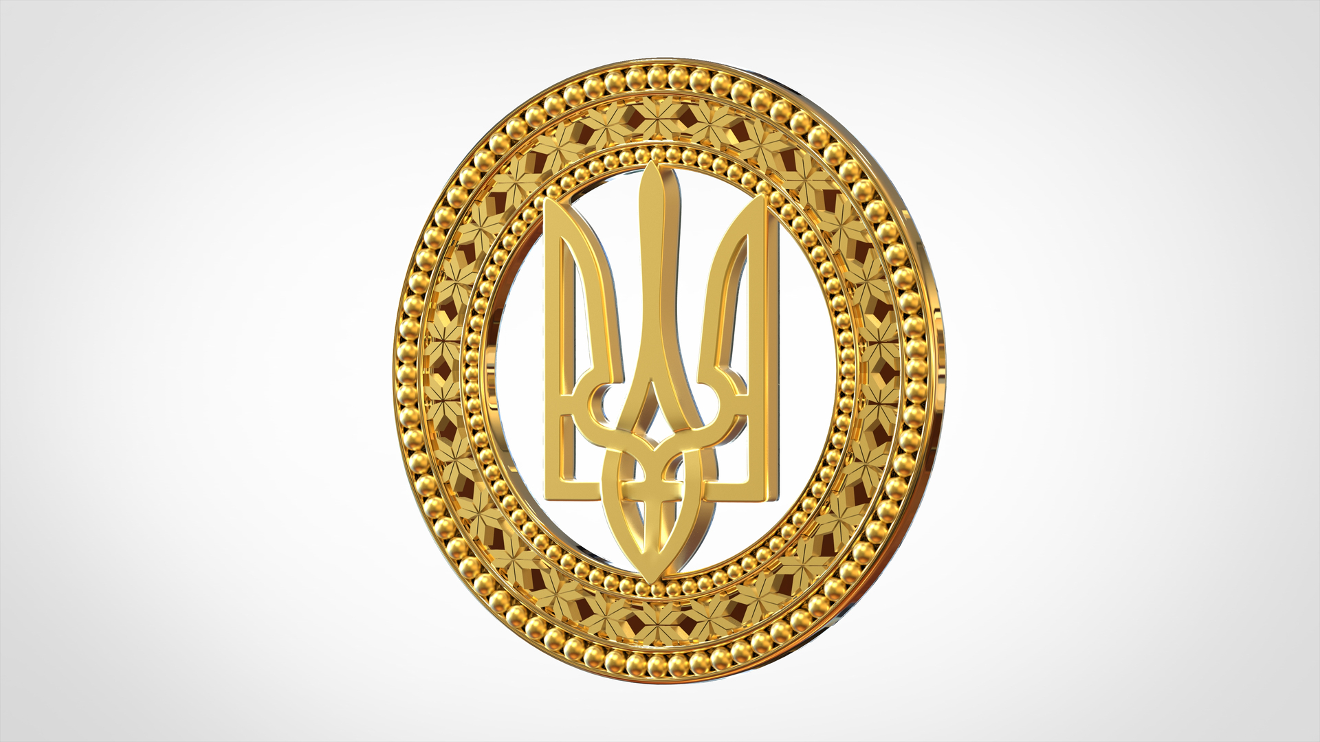 3D model emblem ukraine - TurboSquid 1536598