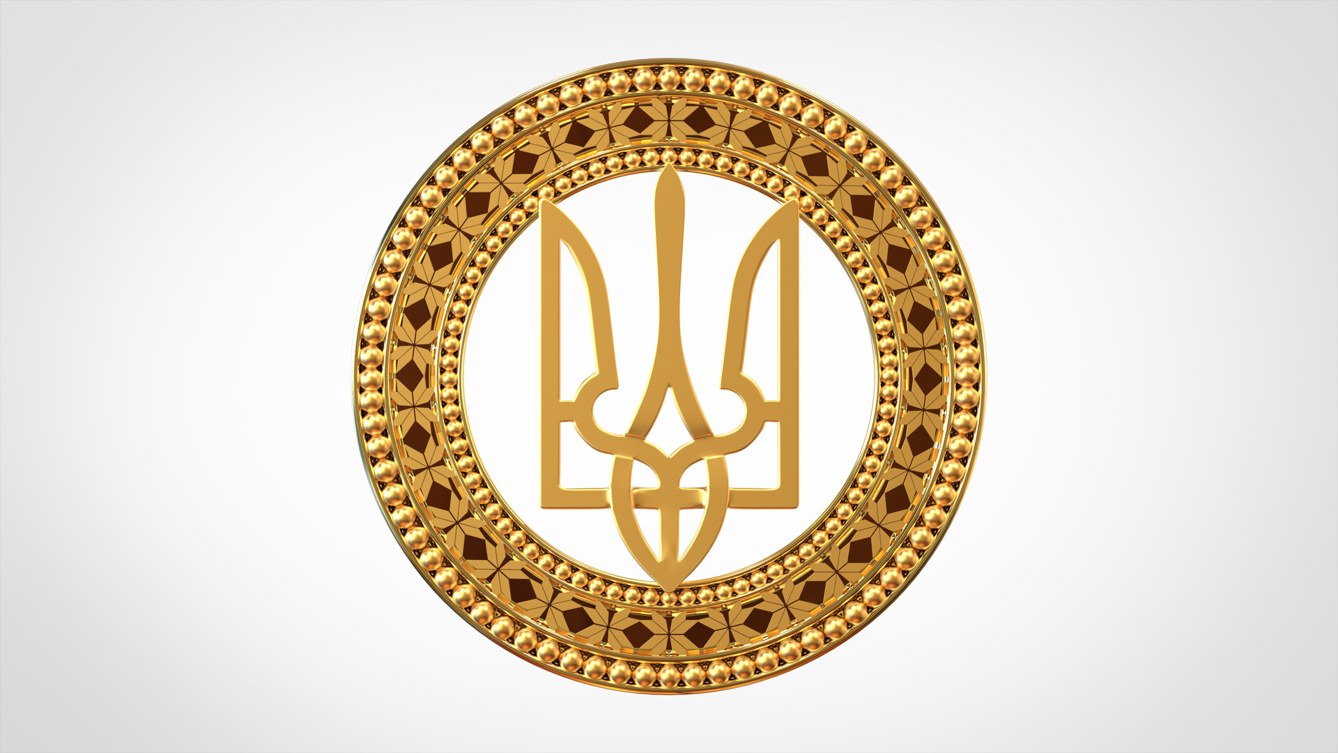 3D model emblem ukraine - TurboSquid 1536598