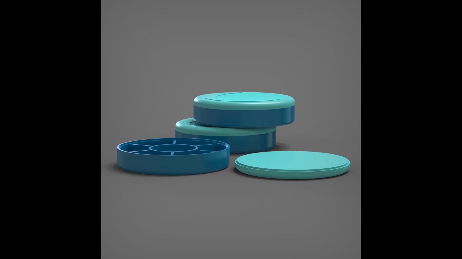 3D Pill Box - TurboSquid 2323745