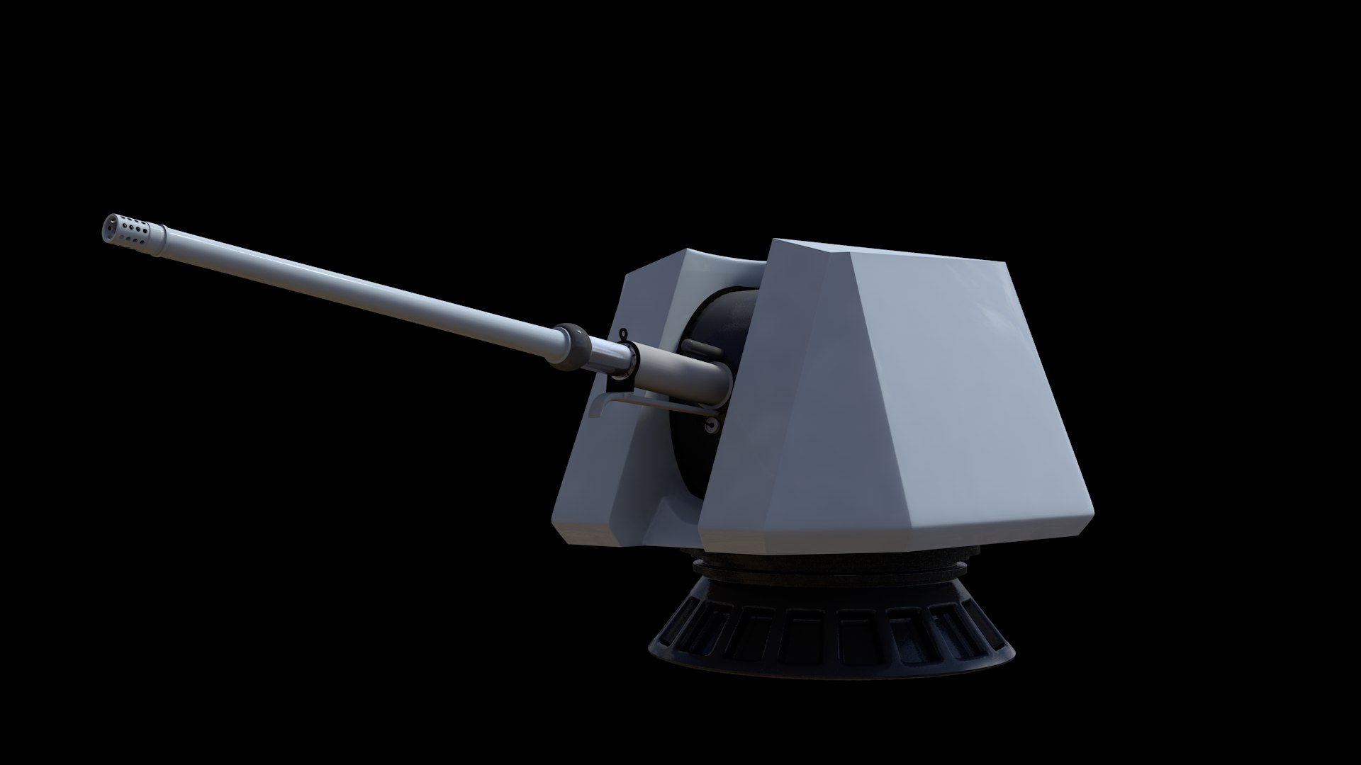 3D Leonardo OTO Melara 762 Mm Model - TurboSquid 2043403