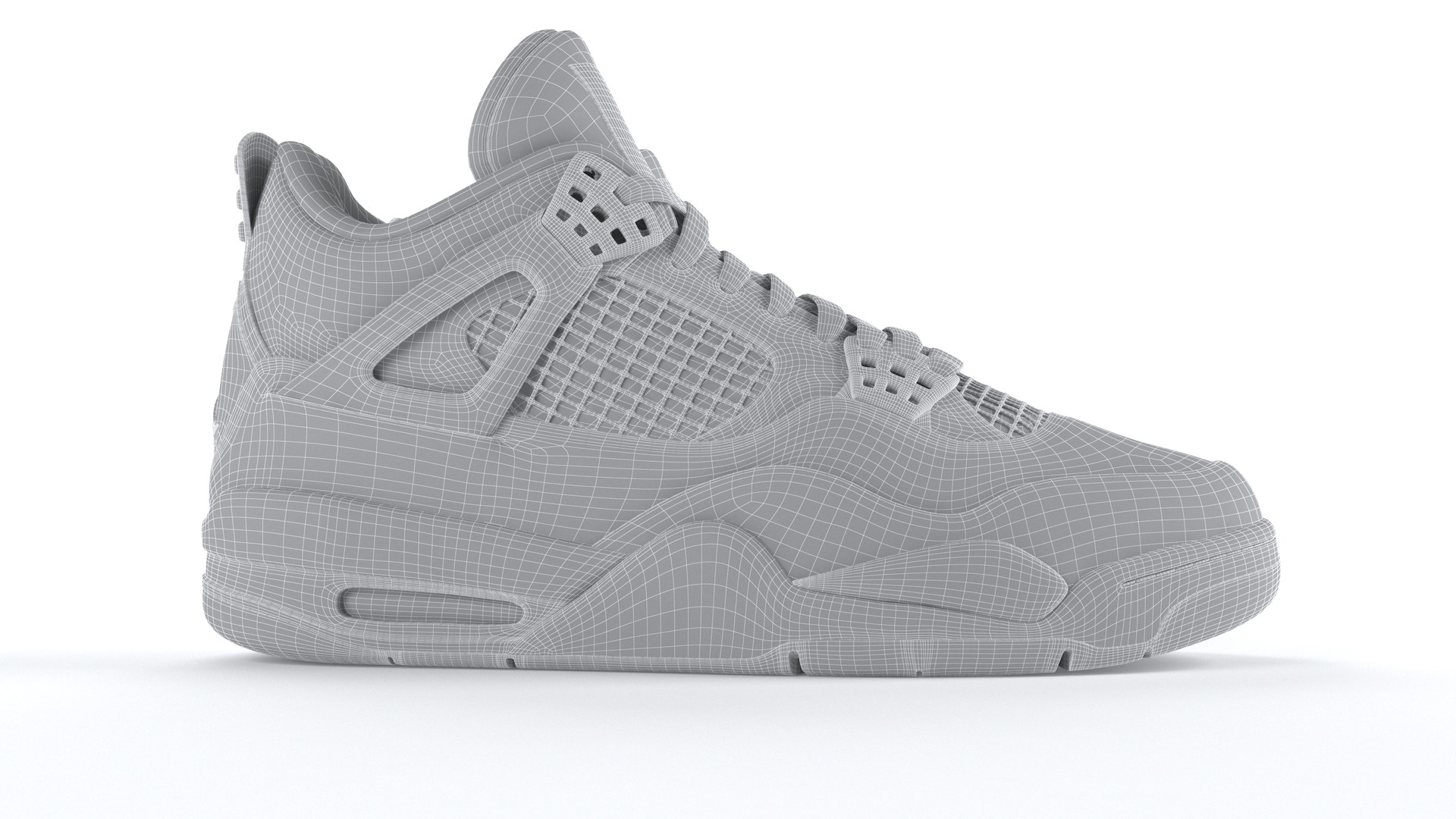 3D Air Jordan 4 Retro Cement PBR - TurboSquid 2008115