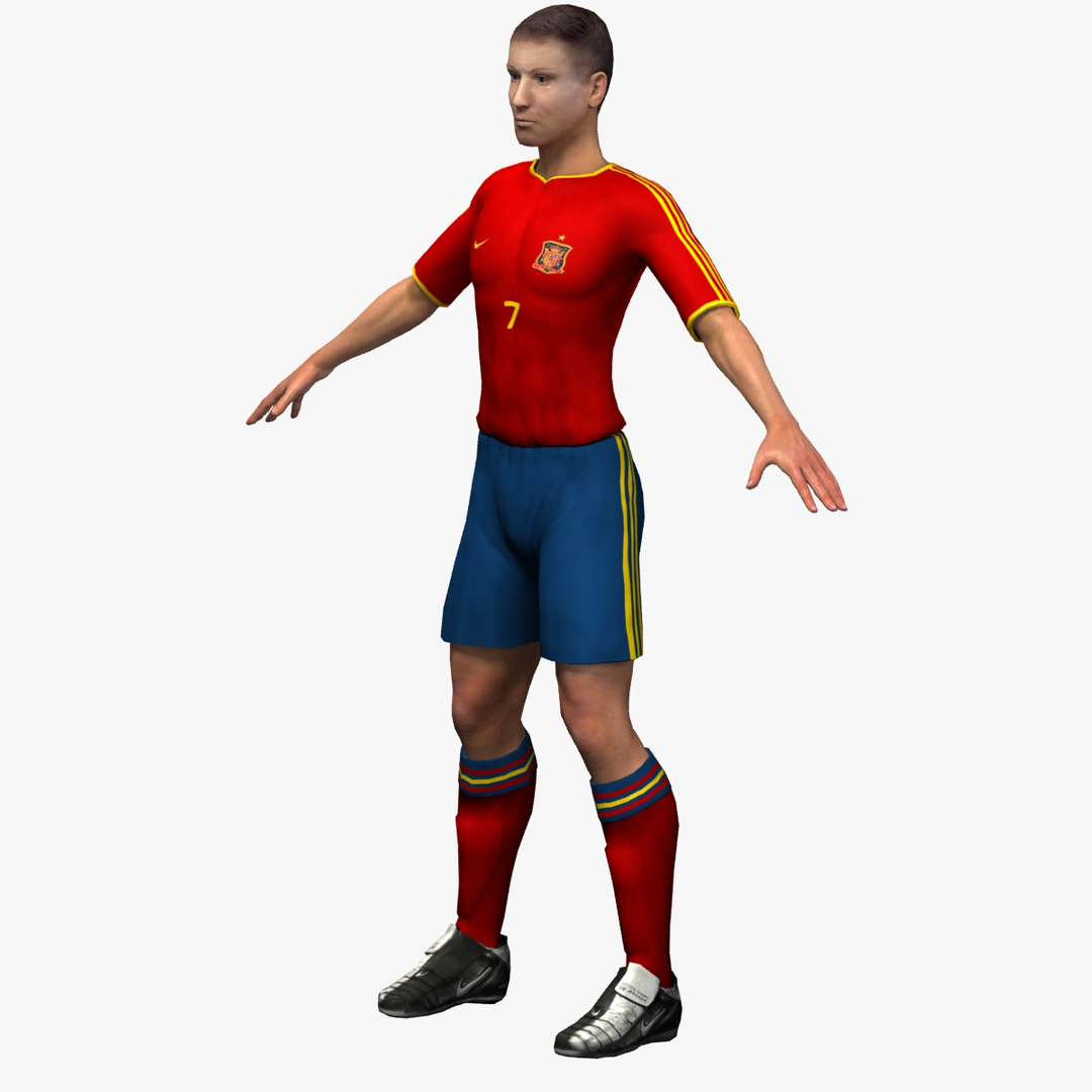 Soccer Player 3d Model