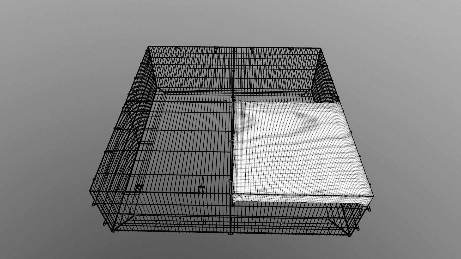 Rabbit Cage With Cover 3D Model - TurboSquid 2160090