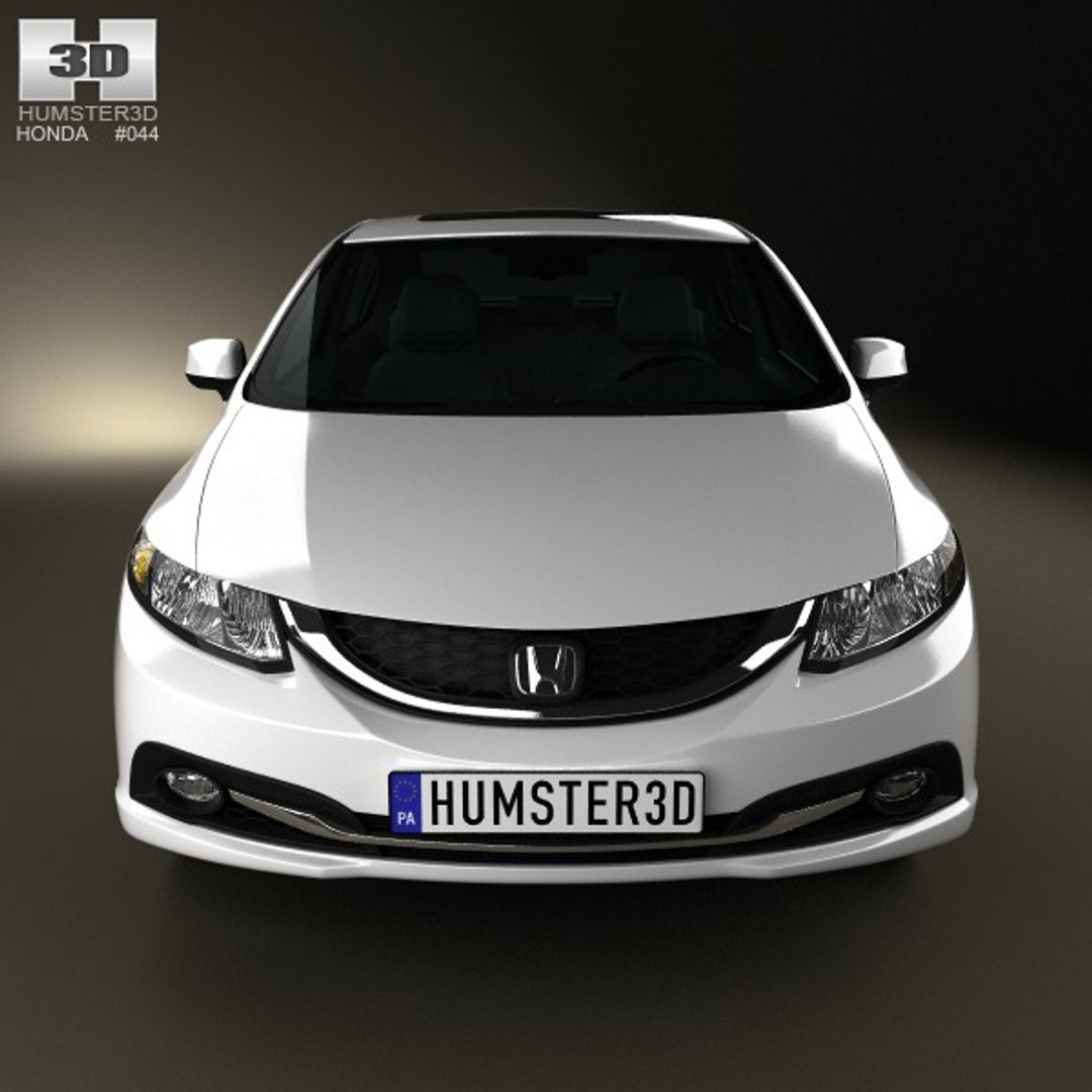 3d Model Of Sedan 2013 Civic