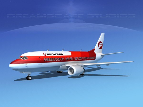 Frontier Airline 3D Models for Download | TurboSquid