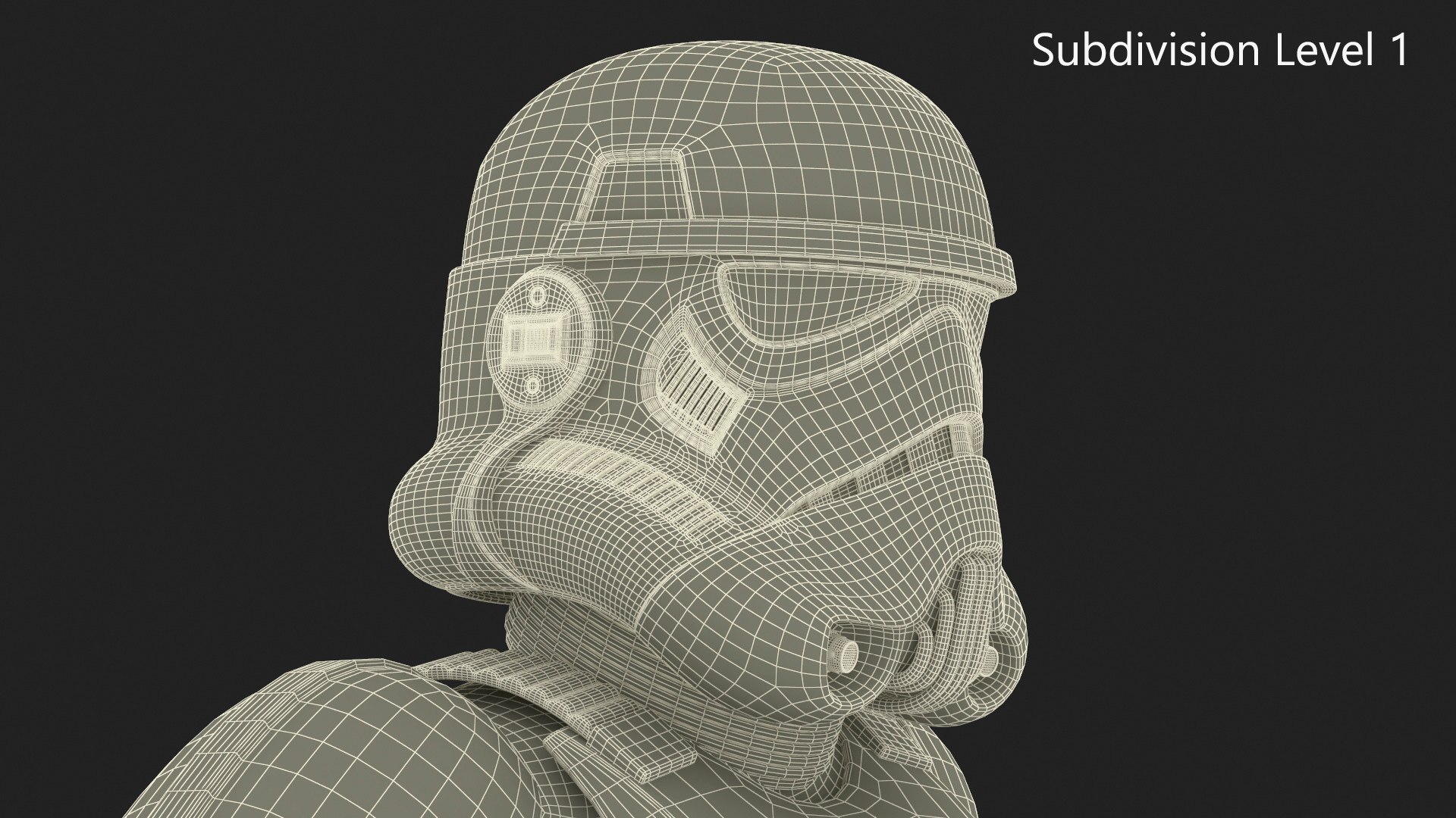 Star Wars Imperial Stormtrooper With Blaster Rifle Standing Pose 3D ...