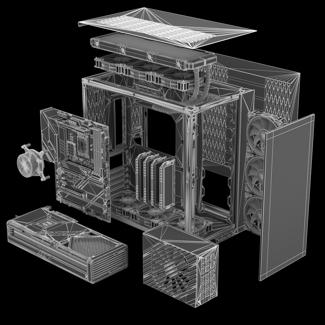 Gaming PC 8 3D model - TurboSquid 2141545