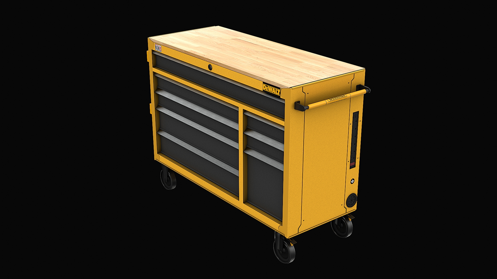 3D DeWalt Mobile Toolbox Model - TurboSquid 2357120