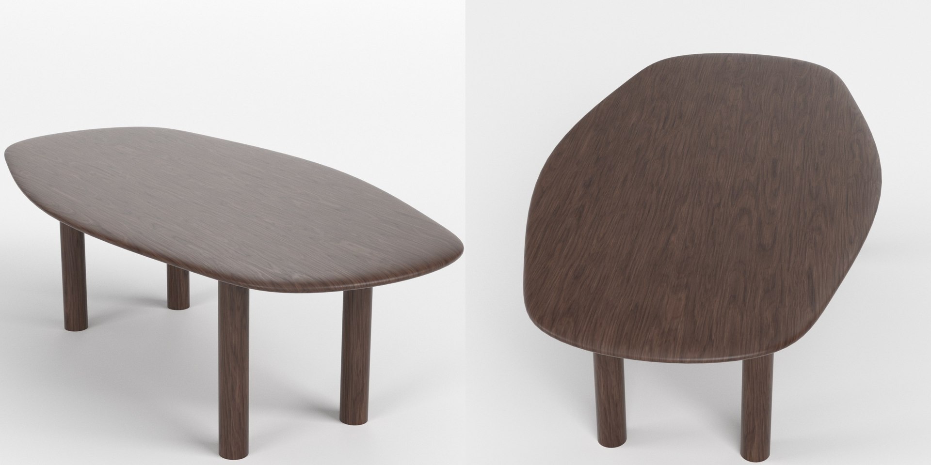 3d table desk 3 model