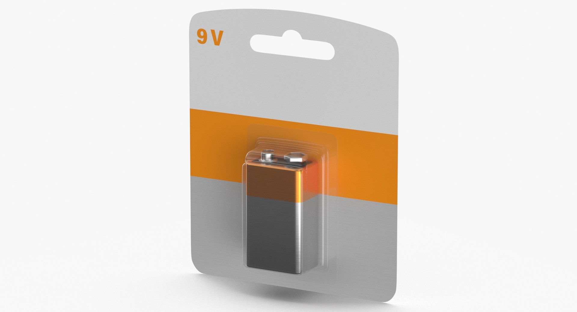 V9 Battery Blank and Generic Label model - TurboSquid 2133744