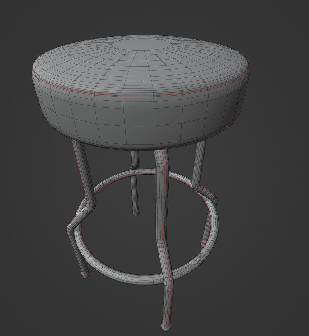 3D Retro Arcade Stools And Carpet - TurboSquid 2367662