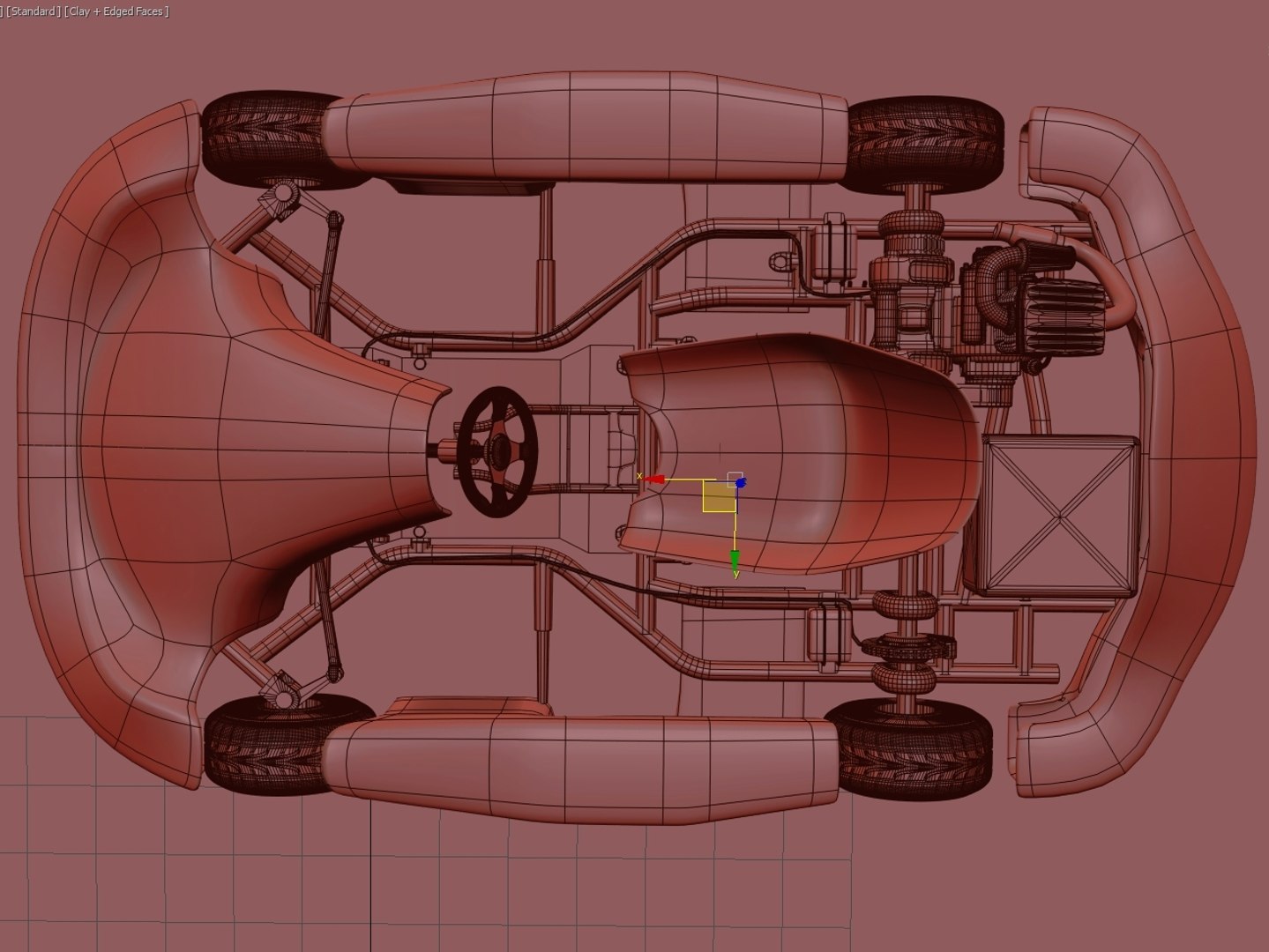 Kart Go-kart Racing Model - TurboSquid 1185830