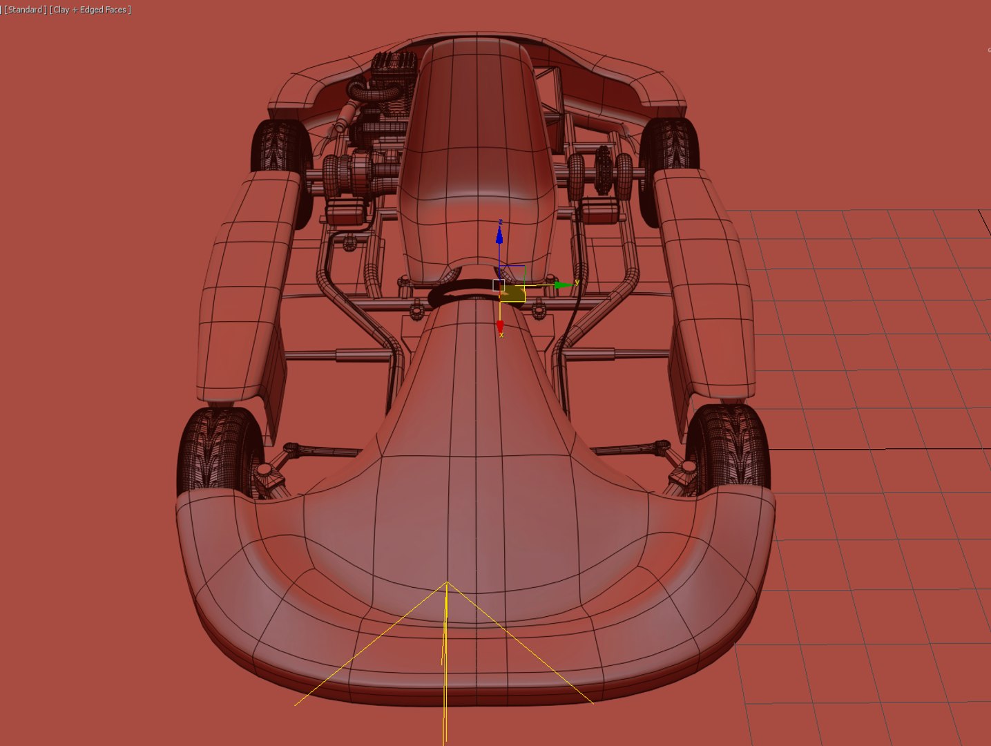 Kart Go-kart Racing Model - TurboSquid 1185830