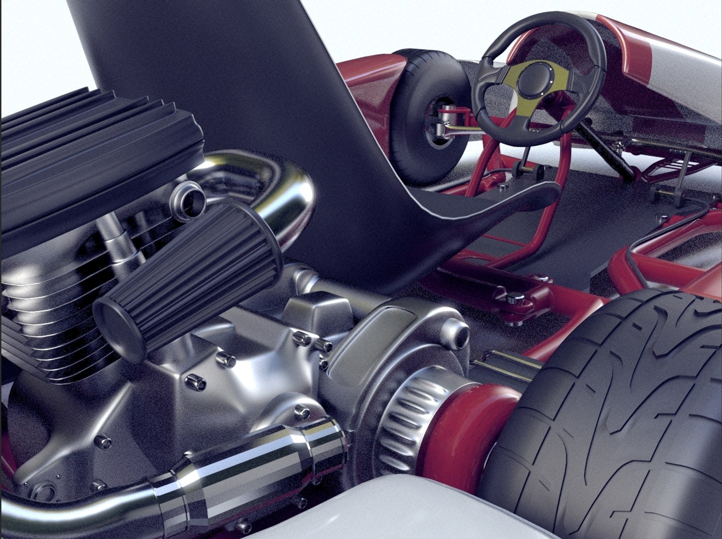 Kart Go-kart Racing Model - TurboSquid 1185830