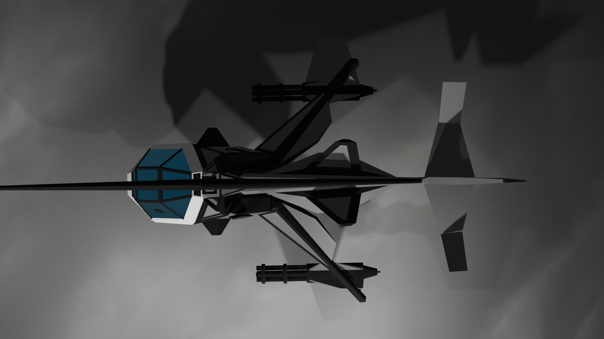 3D Futuristic Helicopter Model - TurboSquid 1563061