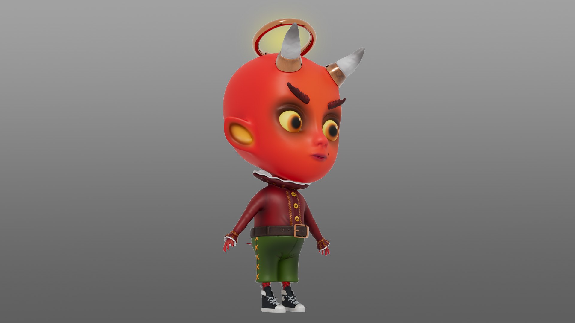 3D Little Devil - TurboSquid 1992385