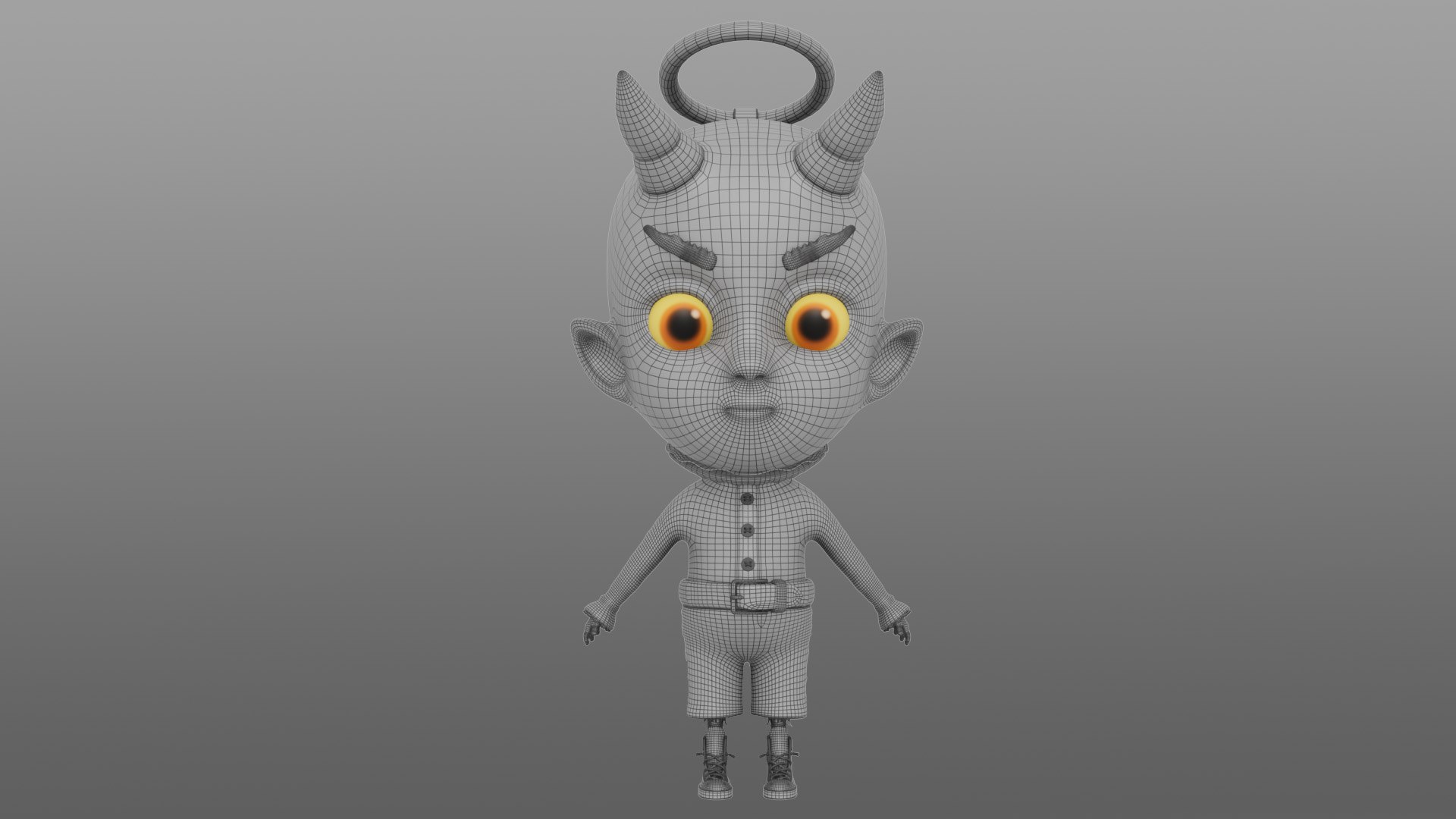 3D Little Devil - TurboSquid 1992385