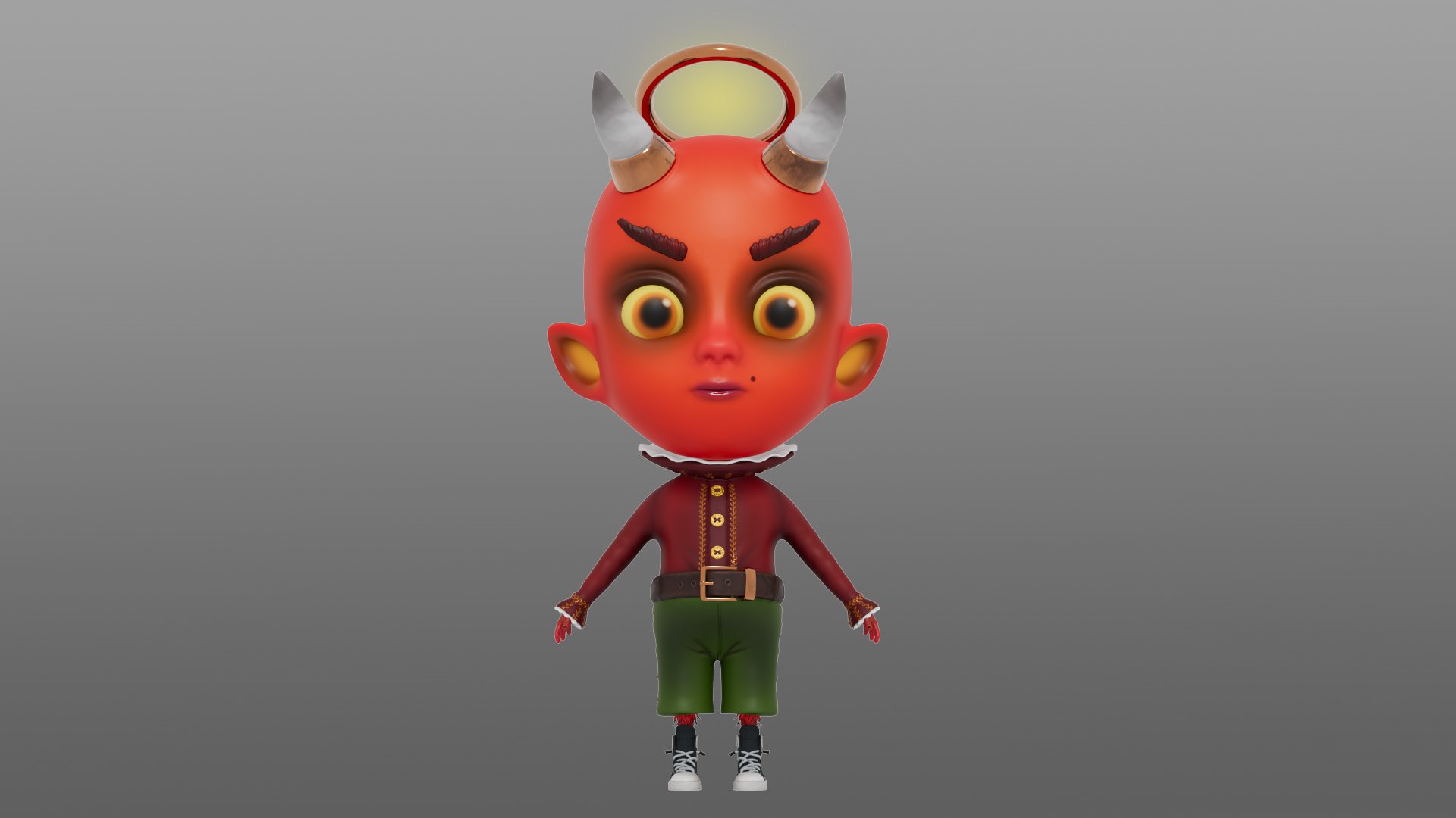 3D Little Devil - TurboSquid 1992385