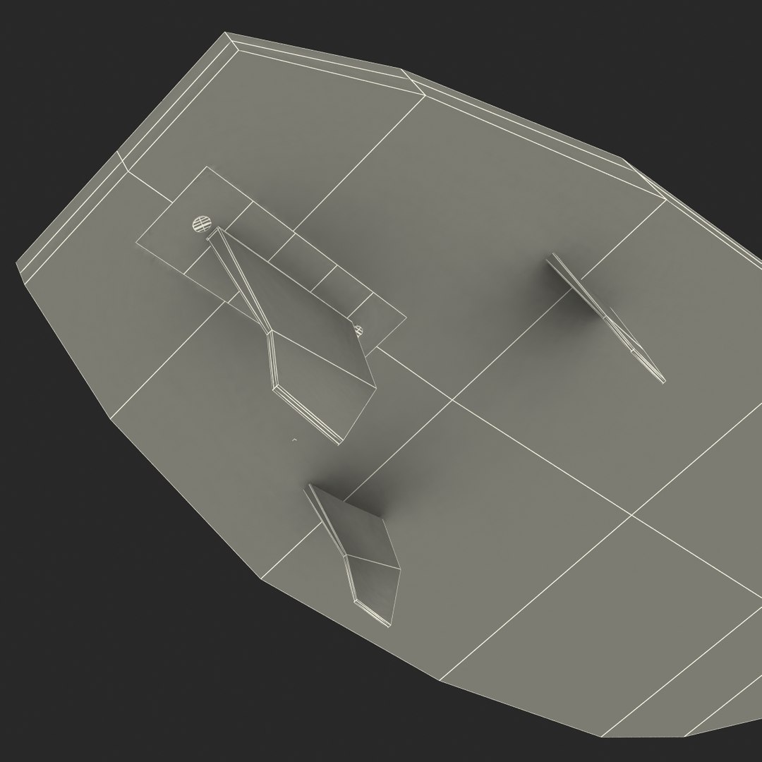 surfboard shortboard 2 3d model