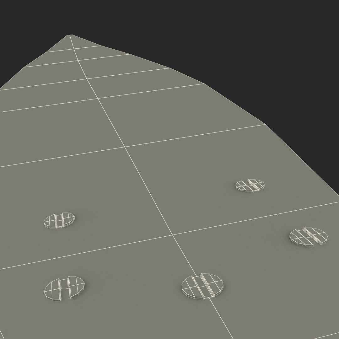 surfboard shortboard 2 3d model